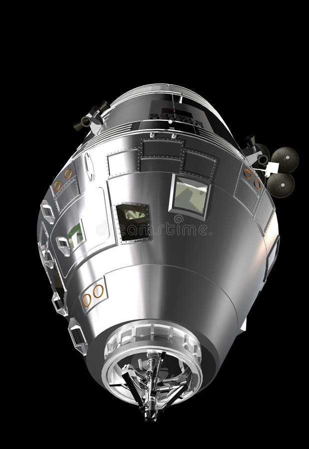 Apollo spaceship stock illustration. Illustration of technology - 12102895