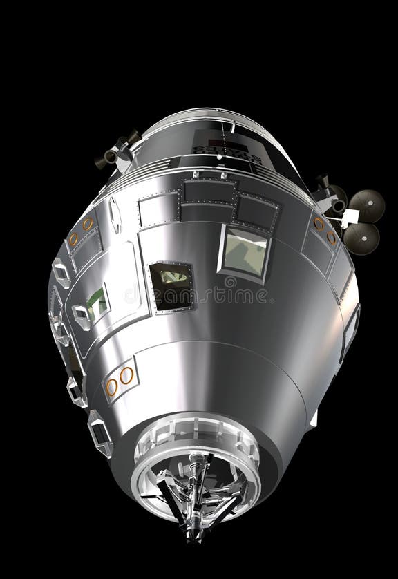 Apollo spaceship stock illustration. Illustration of technology - 12102895