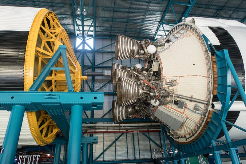Apollo Stage Engine. Close View of One of the Stage Engines from an ...