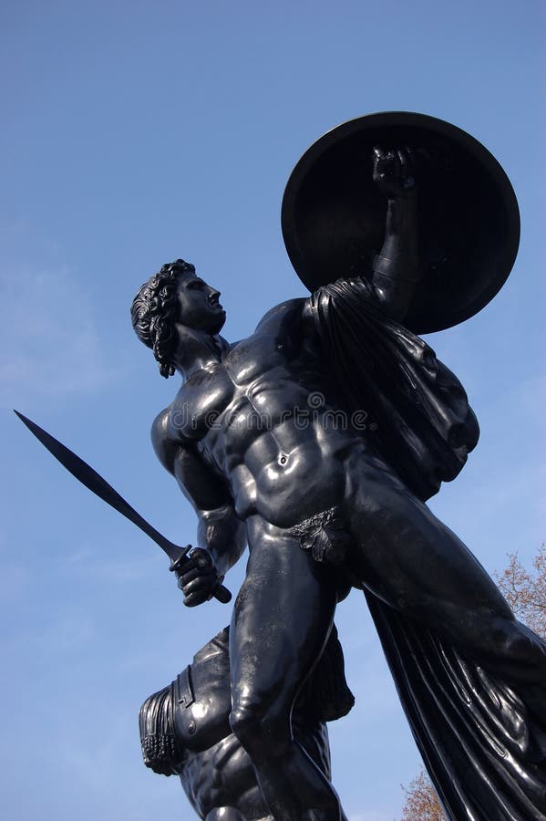 Apollo statue in Hyde Park stock image. Image of power - 5073923