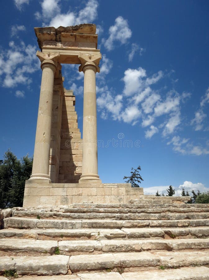Kurion - Cyprus stock photo. Image of ruins, april, island - 596408