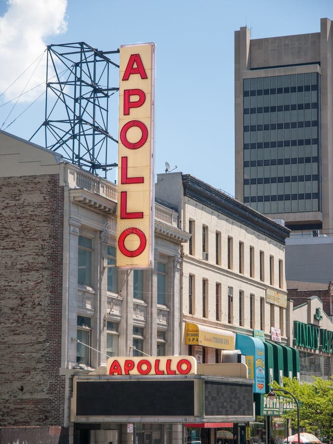Teatro De Apollo Em Harlem, New York City Imagem Editorial - Imagem de ...