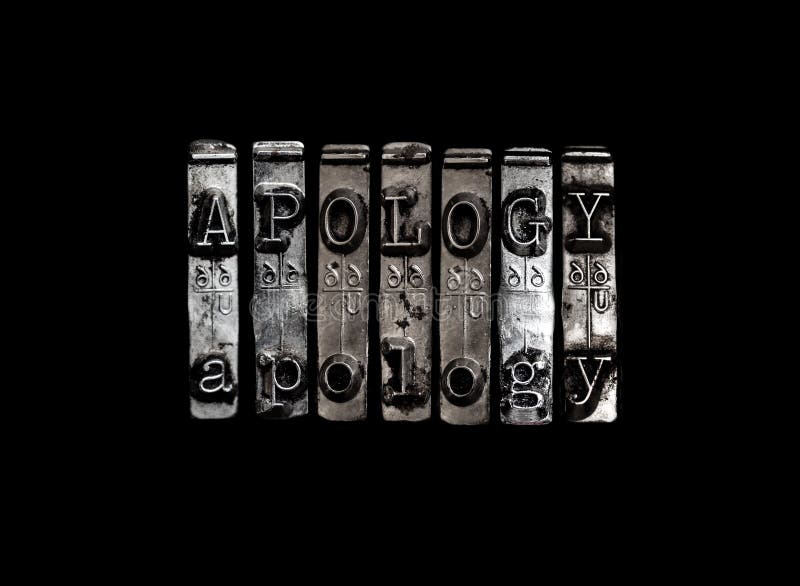 Apology concept stock photo. Image of regret, abstract - 47794236