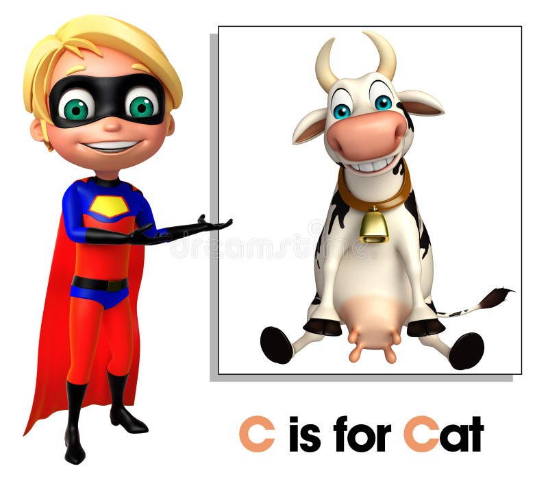 Apontar Super Do Menino Crocita Ilustração Stock - Ilustração de fêmea ...