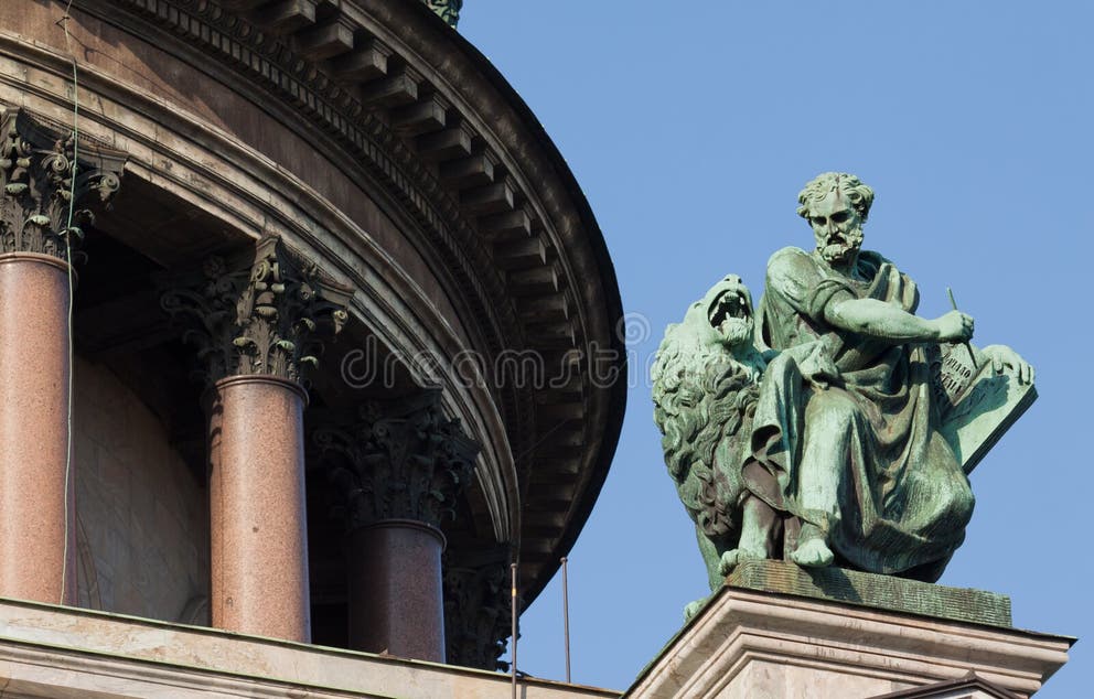 Apostle Mark stock photo. Image of christ, history, sculptor - 24933542