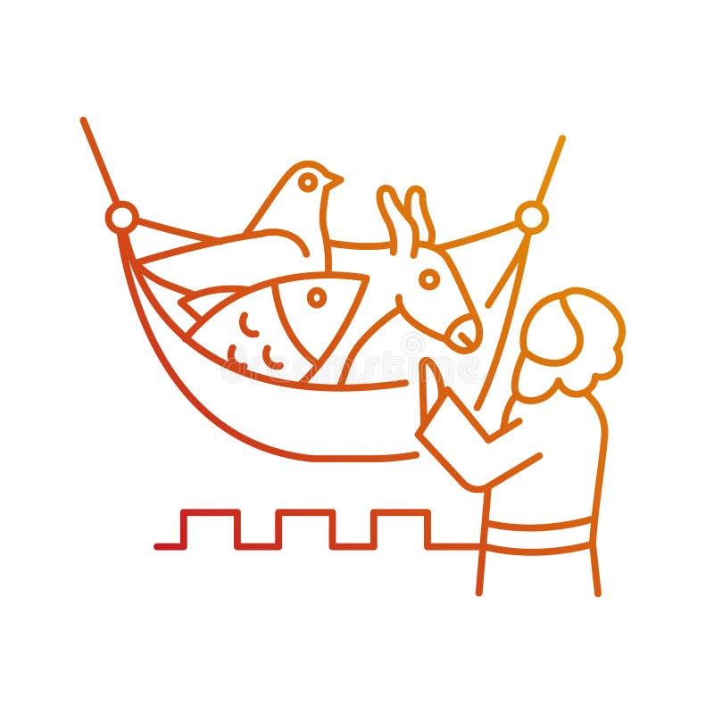 Apostle Peter Vision Gradient Linear Vector Icon Stock Vector ... Apostle Peter Vision Gradient Linear Vector Icon Stock Vector ...