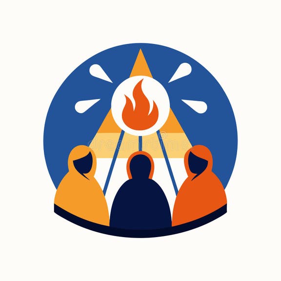 Apostles Sitting Circle Skylight Art Stock Vector - Illustration of ...