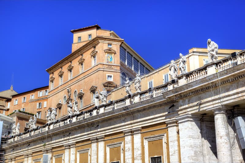 Apostolic Palace, Vatican. Roma (Rome), Italy Stock Photo - Image of ...