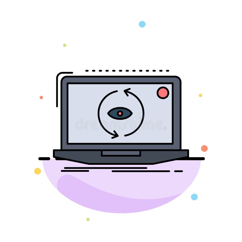 App, Application, New, Software, Update Flat Color Icon Vector Stock ...