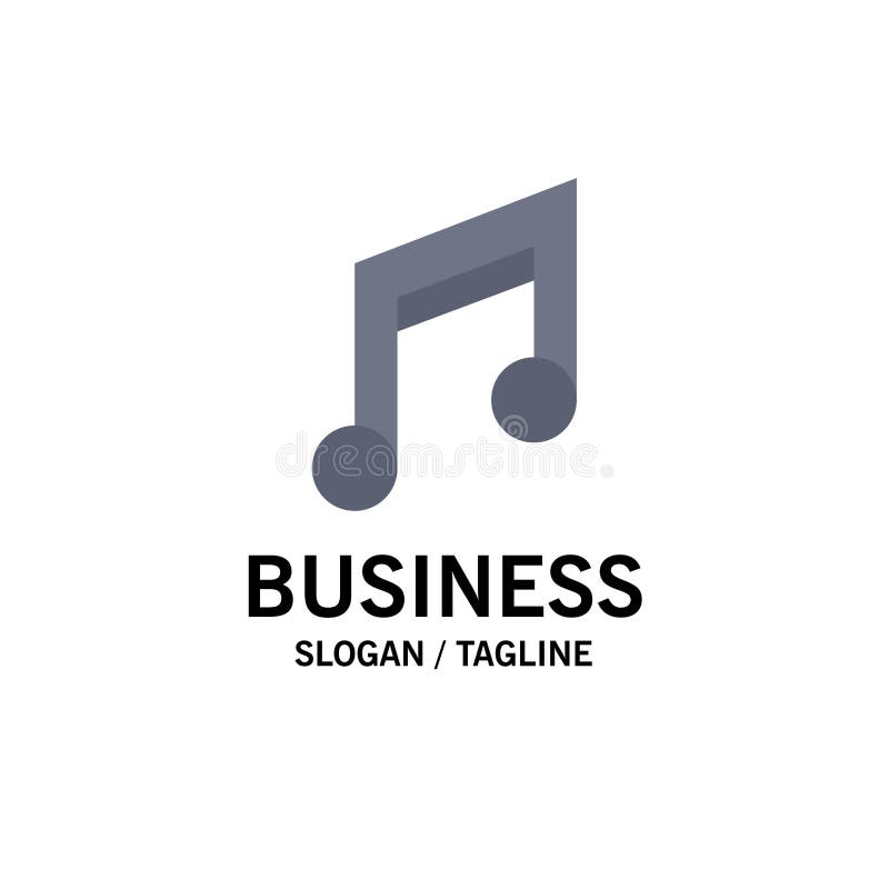 App, Basic, Design, Mobile, Music Business Logo Template. Flat Color ...