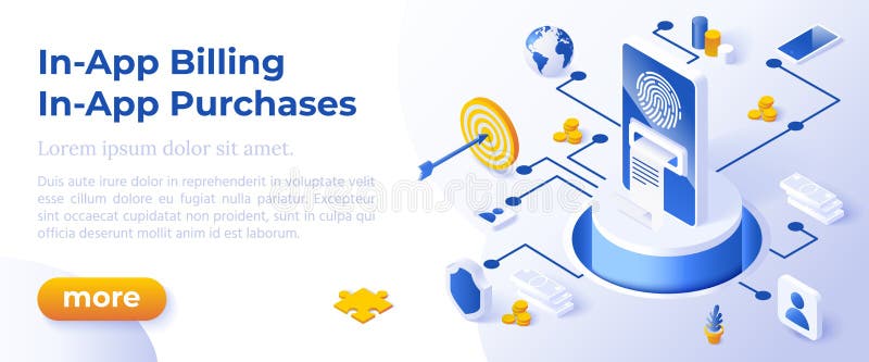 In-APP BILLING - Banner Layout Template for Website and Mobile Website ...