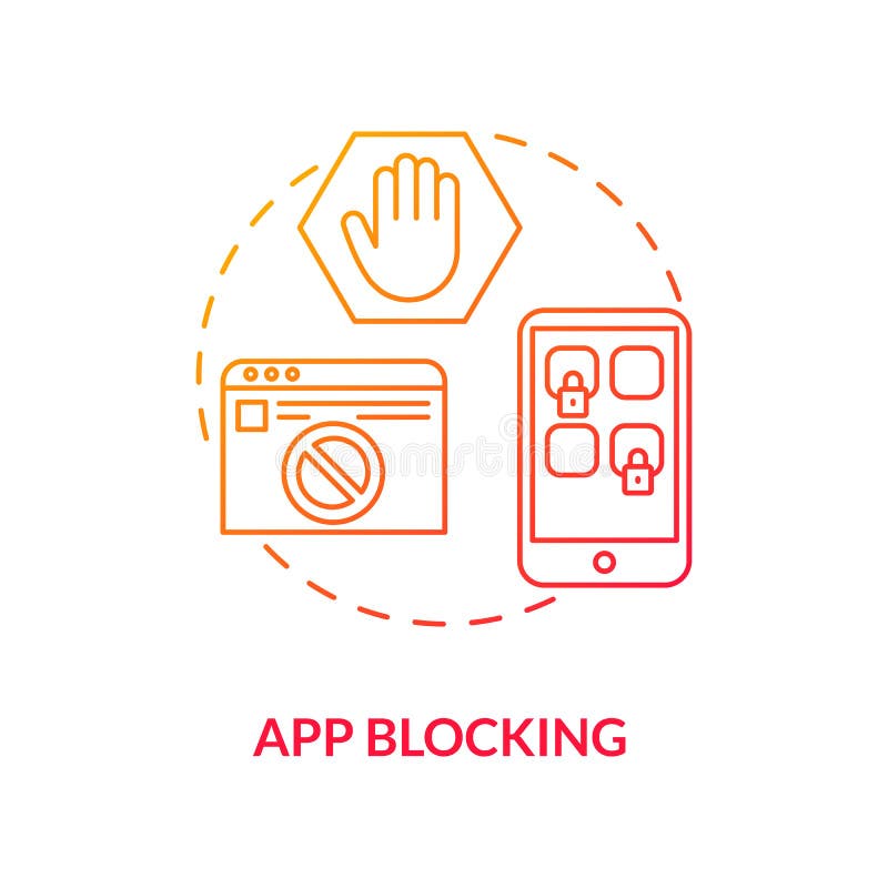 Application Blocking Stock Illustrations – 681 Application Blocking ...