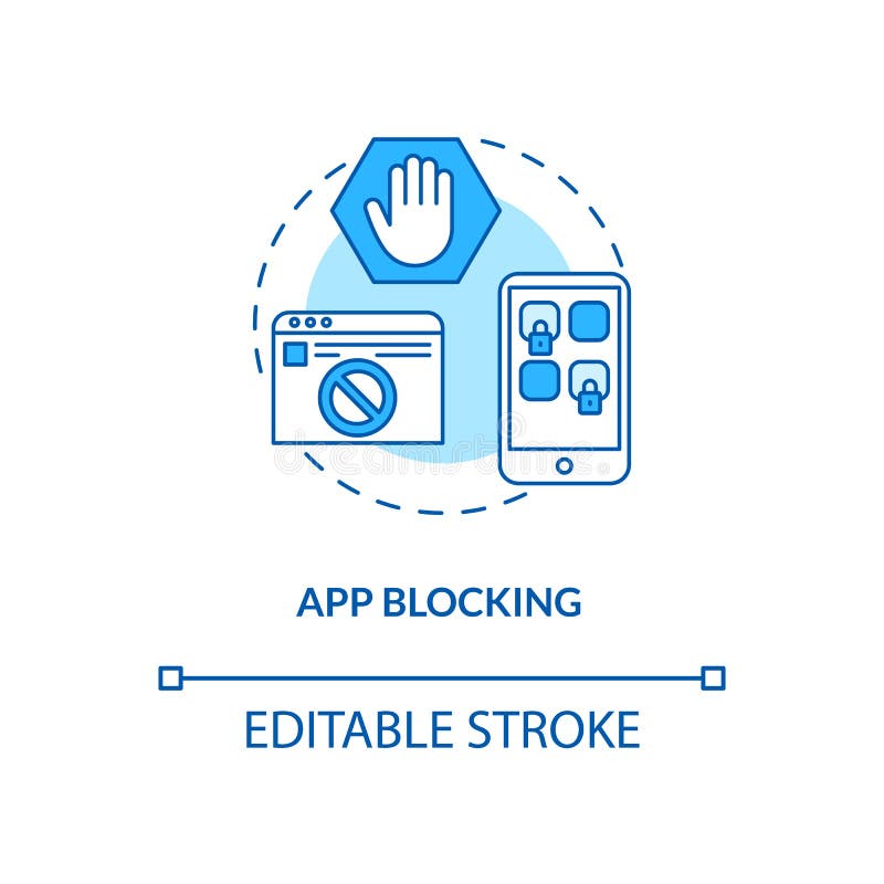Application Blocking Stock Illustrations – 681 Application Blocking ...