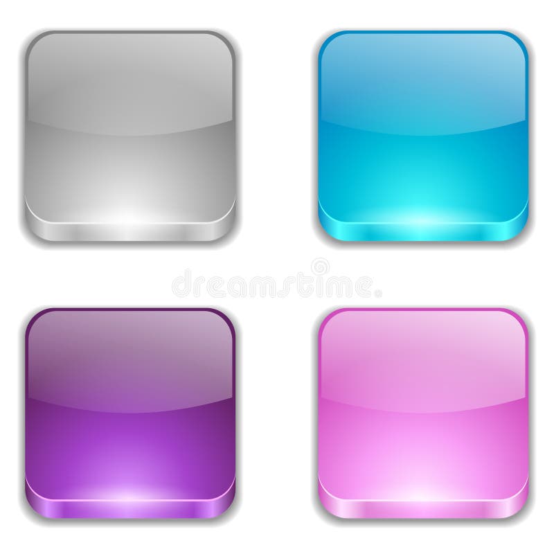 App buttons set stock vector. Illustration of collection - 31083684