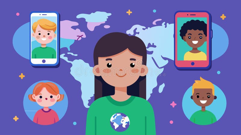 Penpal Stock Illustrations – 176 Penpal Stock Illustrations, Vectors ...