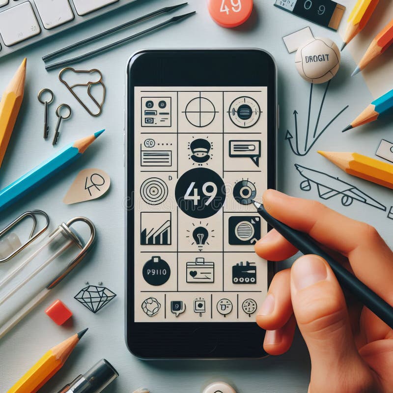 App Design Design for Mobile Applications that Focuses on Use Stock ...