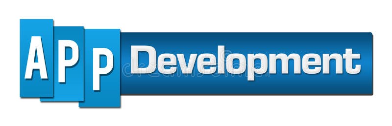 Mobile Apps Development stock illustration. Illustration of smart ...