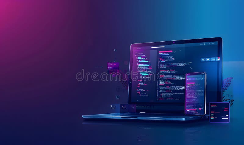 App Development With Coding And Web Design Data Technology Website Mobile App Icon