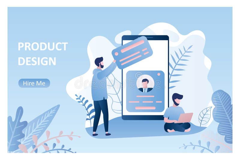 App Development Landing Page Template,people Design Mobile Application ...