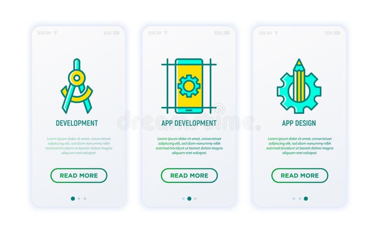 App Development Icons Stock Illustrations – 54,551 App Development ...