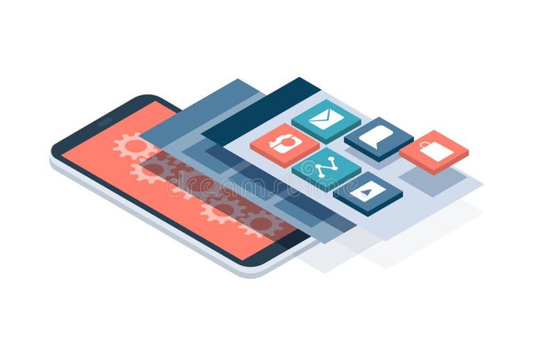 App Design Interfaces Stock Illustrations – 18,050 App Design ...
