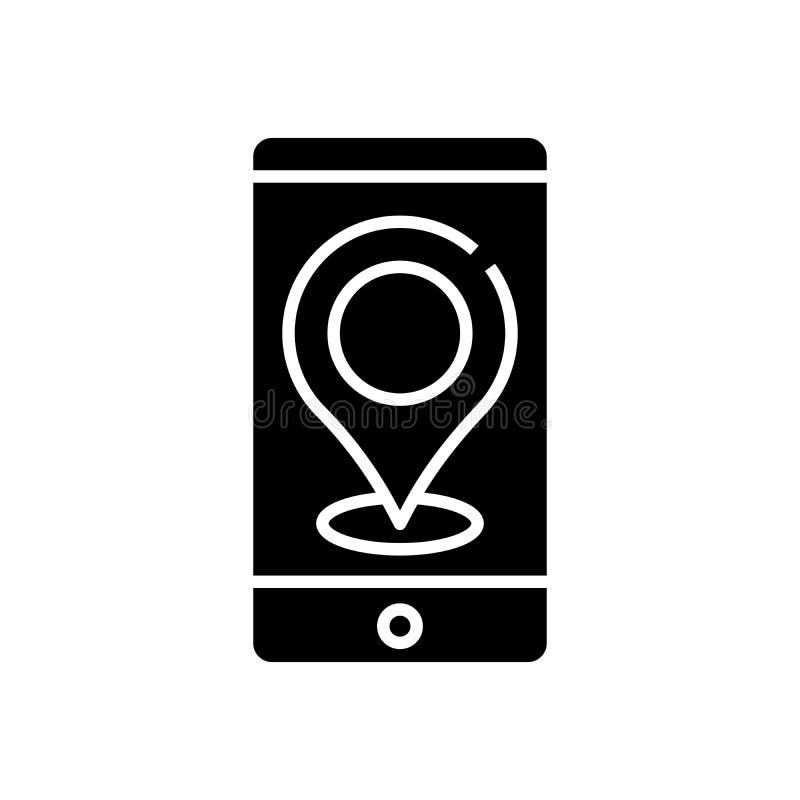 App Guide Black Icon, Concept Illustration, Vector Flat Symbol, Glyph ...