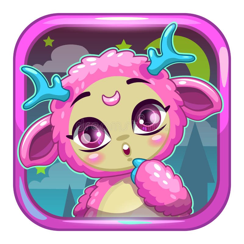 Cartoon Fluffy Monster Pink Stock Illustrations – 719 Cartoon Fluffy ...