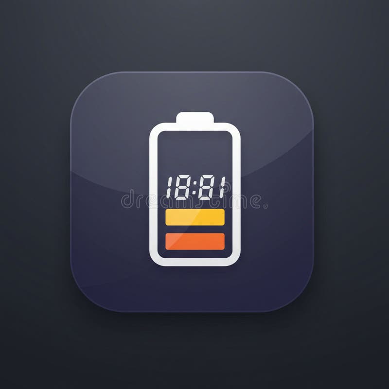 App Icon with a Dark Square Backdrop Featuring Rounded Corners. Central ...