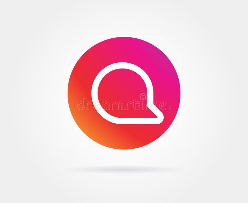 App Icon Template. Vector Gradient Fresh Color Stock Vector ...