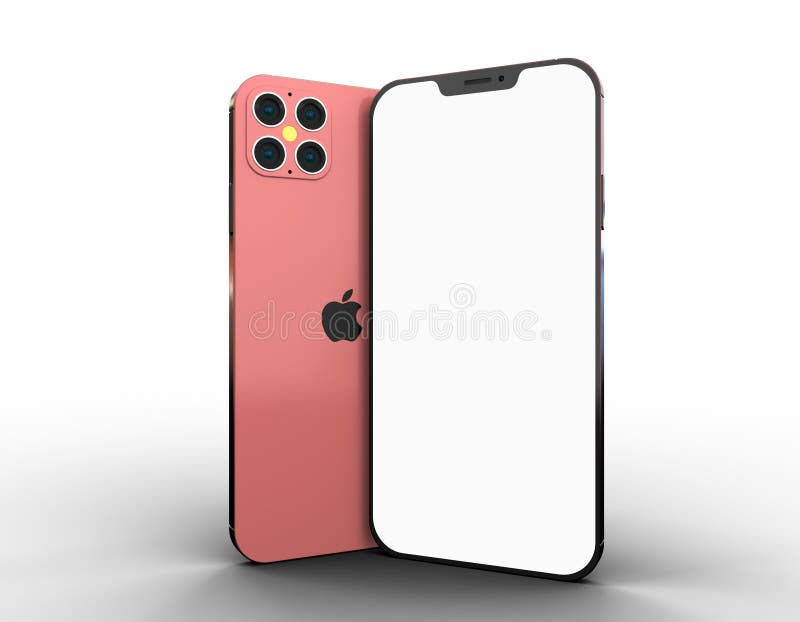 App Presentation Mockup, Iphone 12 Pro, 3D Rendering Editorial Stock ...
