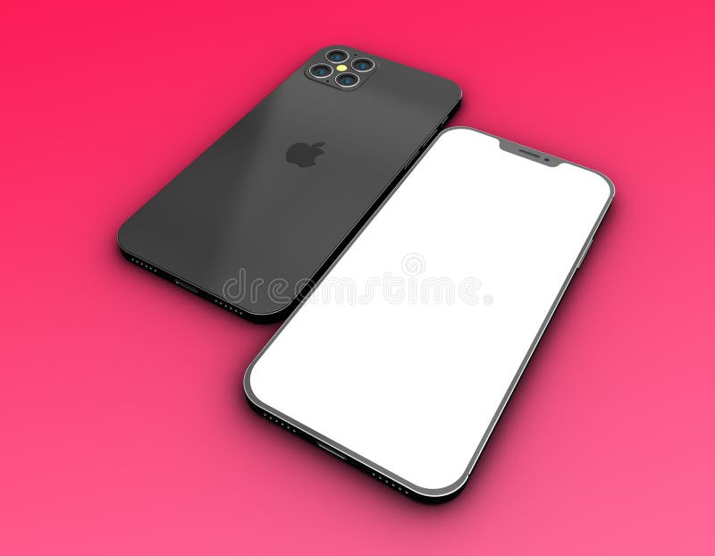 App Presentation Mockup, Iphone 12 Pro, 3D Rendering Editorial Photo ...