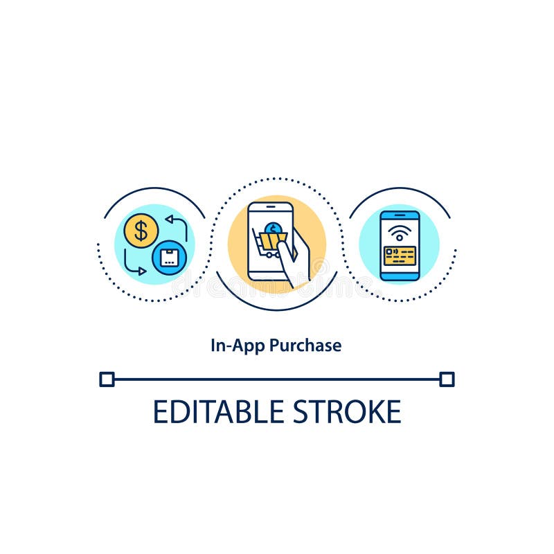 Purchase Concept. People Visiting Supermarket. Happy Man and Woman ...