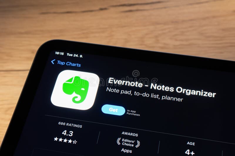 App Store with Evernote Note-taking Application and Organizer To Be ...