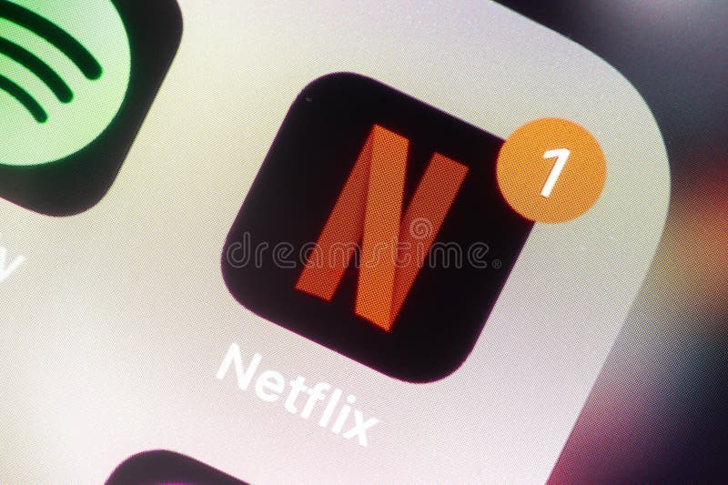 App Store with Netflix Mobile App for Streaming Service Editorial Image ...