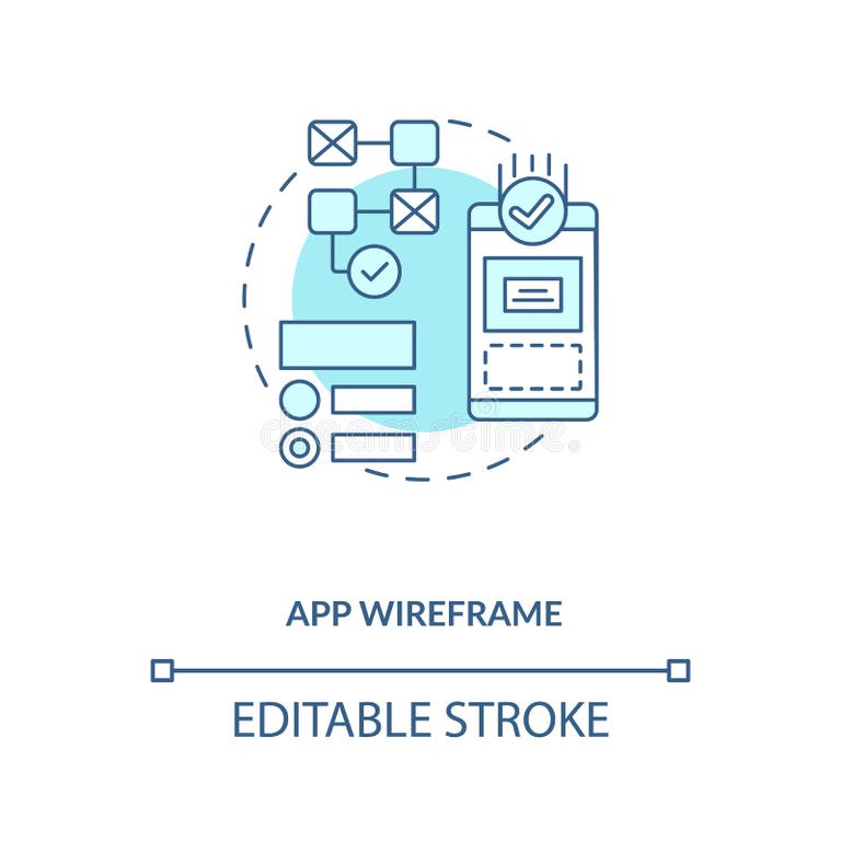 App Wireframe Stock Illustrations – 25,880 App Wireframe Stock ...