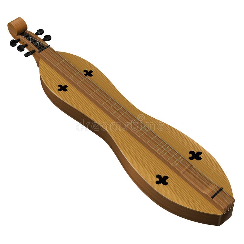 Appalachian Dulcimer stock illustration. Illustration of scottish ...