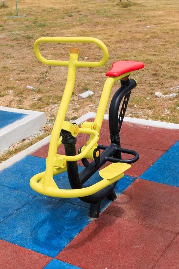 Apparatus for Exercise in Park Stock Image - Image of pillar, summer ...