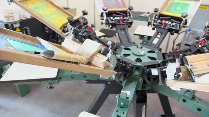 Apparatus for Flag Making with Workpieces, Shown Stock Footage - Video ...