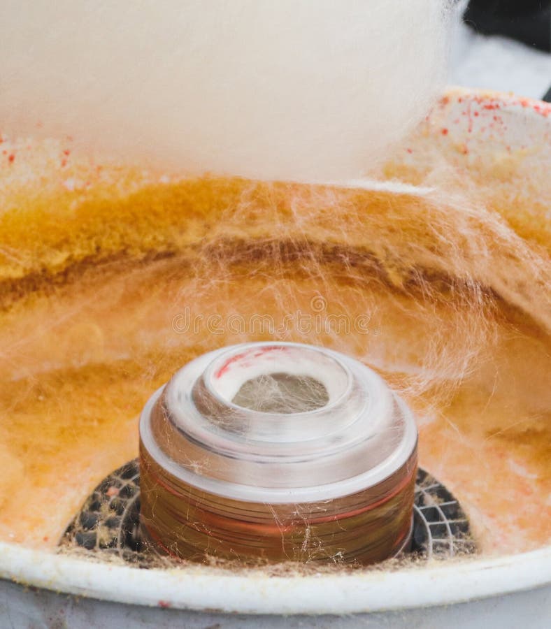 Apparatus for Making Cotton Candy. Stock Photo - Image of food, color ...