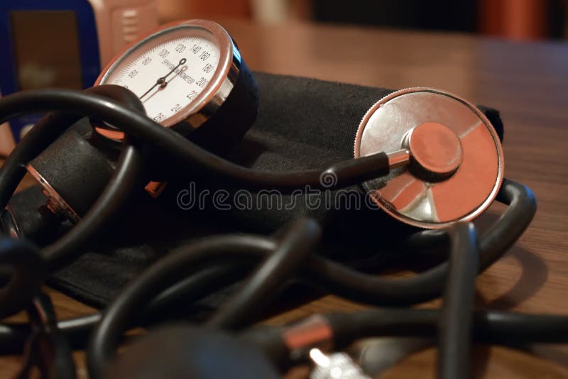 Apparatus for Measuring Blood Pressure Stock Image - Image of measuring ...