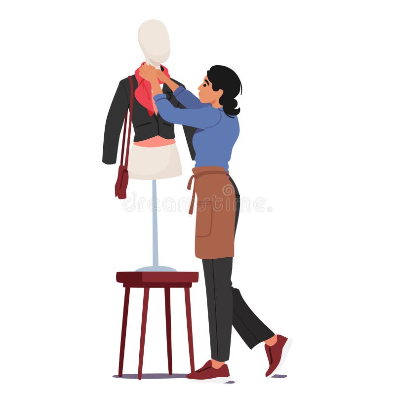Apparel Designer Creative Profession Tailor Character Conceptualize And Create Clothing And