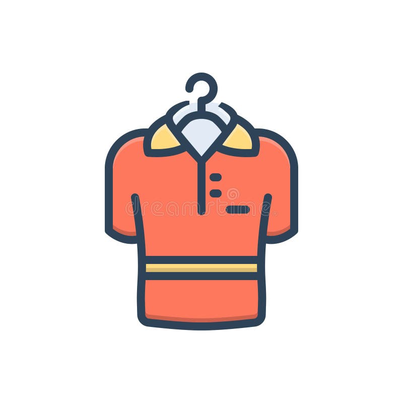 Color Illustration Icon for Apparel, Cloth and Dress Stock Vector ...
