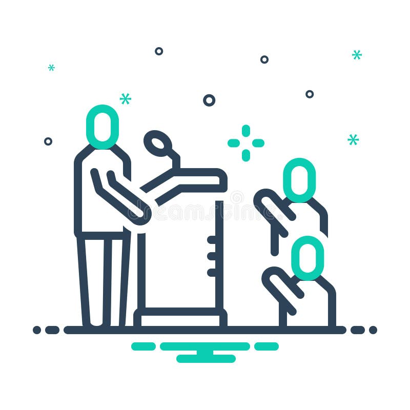 Mix Icon for Appeal, Request and Pray Stock Vector - Illustration of ...