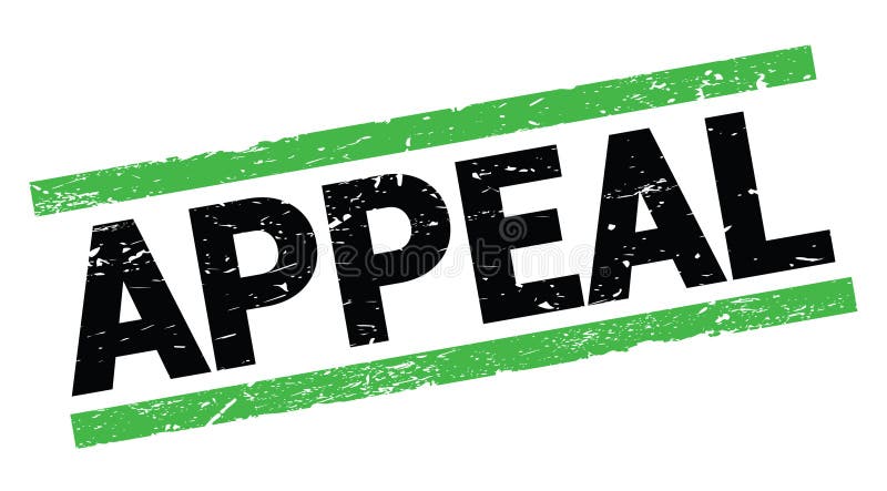 APPEAL Text on Green Rectangle Stamp Sign Stock Illustration ...