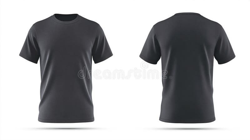 Appealing Black T-shirt Mock-up Template for an Attractive and Inviting ...