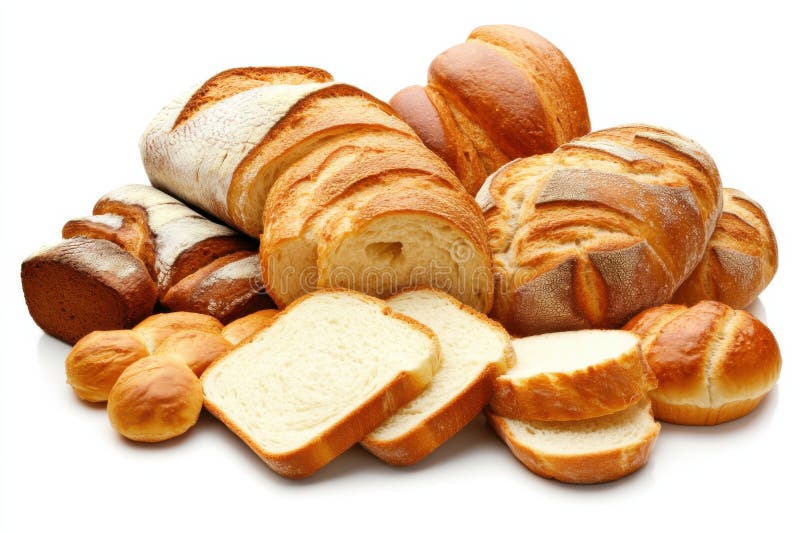 Freshly Baked Assortment of Artisanal Breads Showcasing Texture and ...