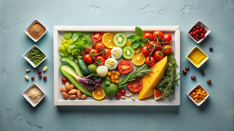 Appealing Food Photography a Rectangular Line Composition with a Subtle ...