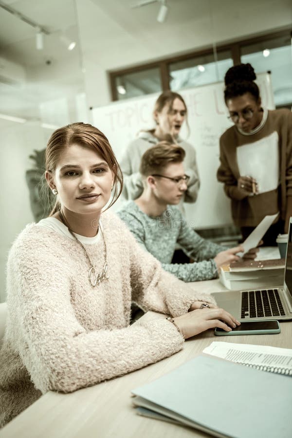 Appealing Postgraduate Student Loving Interesting Studying Process ...