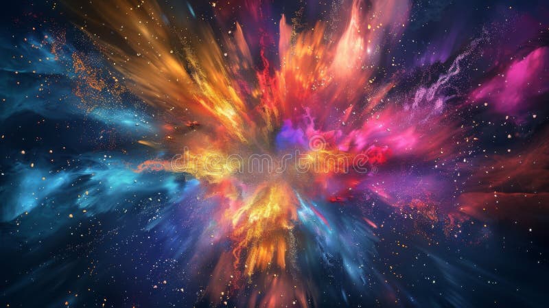 The Appearance of a Colorful Supernova with Each Burst of Color ...
