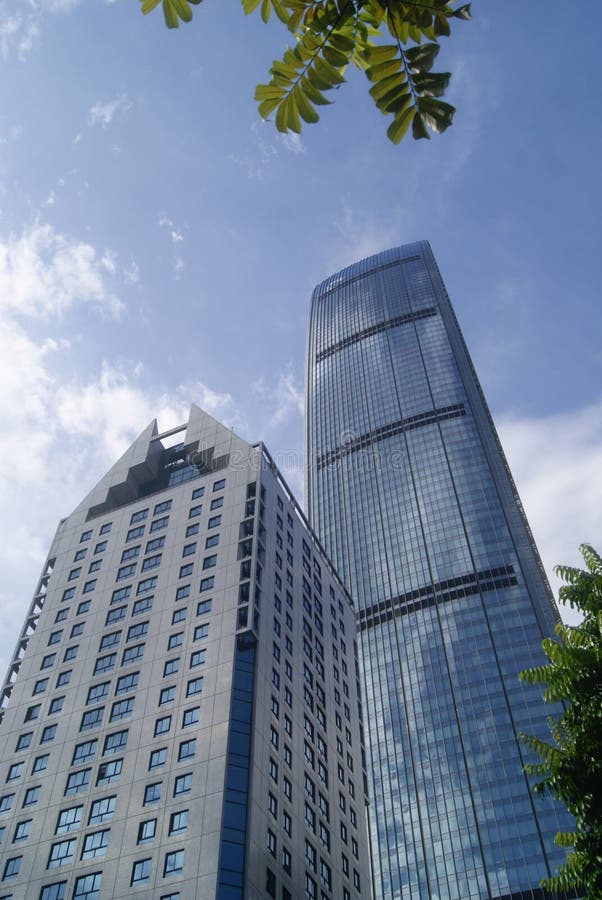 The Appearance of Kingkey 100 Building Stock Photo - Image of city ...